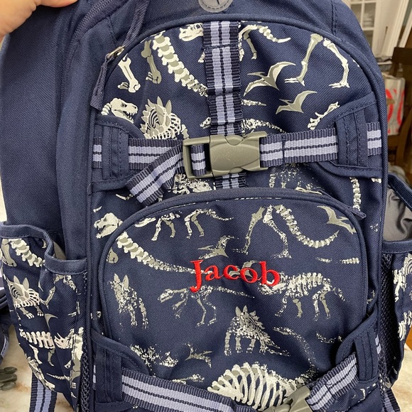 Other | Pottery Barn Kids Large Backpack Monogrammed With Jacob Like ...